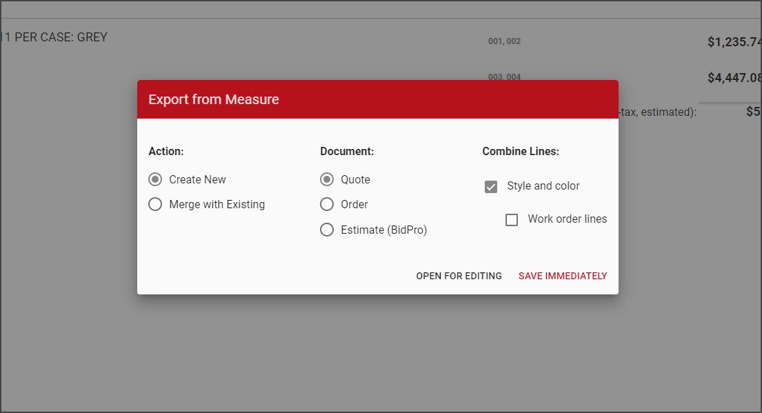 How to Export a Measure Project to RFMS – Measure Flooring